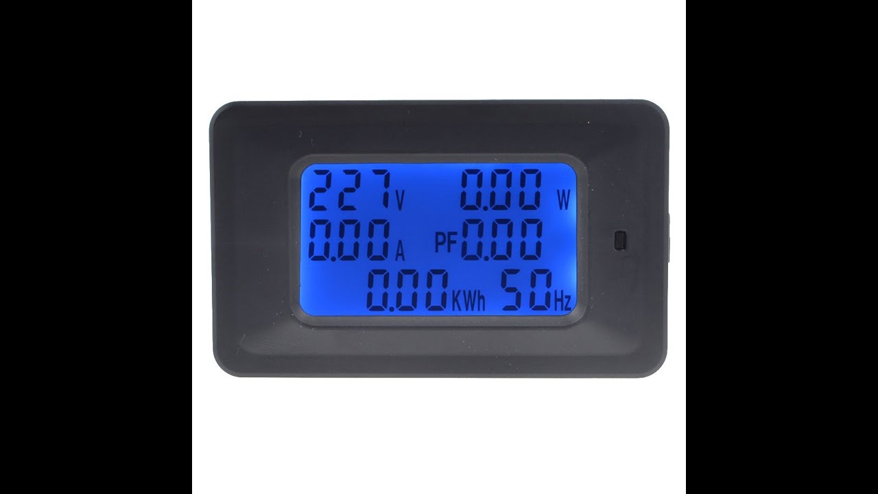 Digital Energy Meter _ AC 5KW 20Amp Digital Energy Meter with Blue Back ...