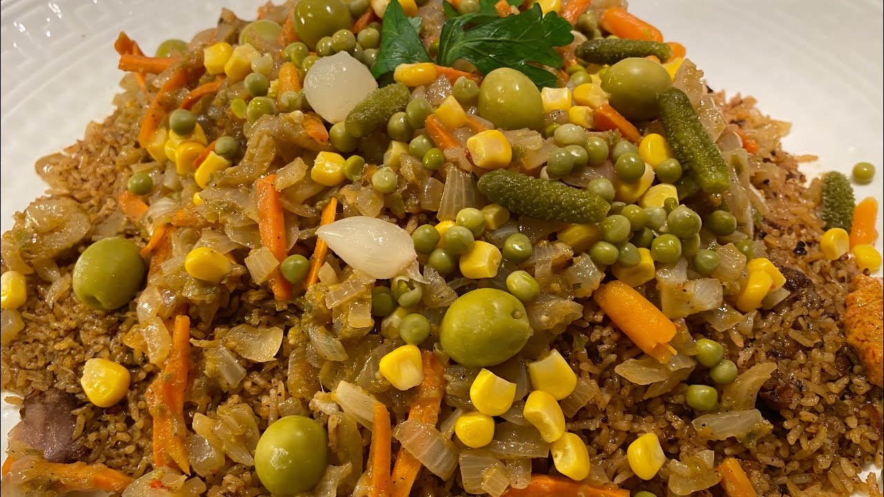 Thiébou yapp « riz à la viande sénégalaise » - YouTube