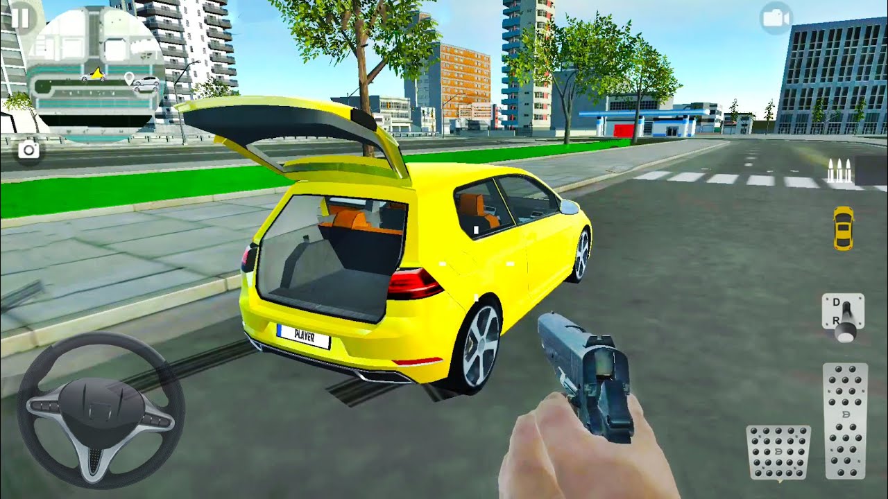 City Crime Online Sandbox Game - VW Golf Car Driving - Android Gameplay ...