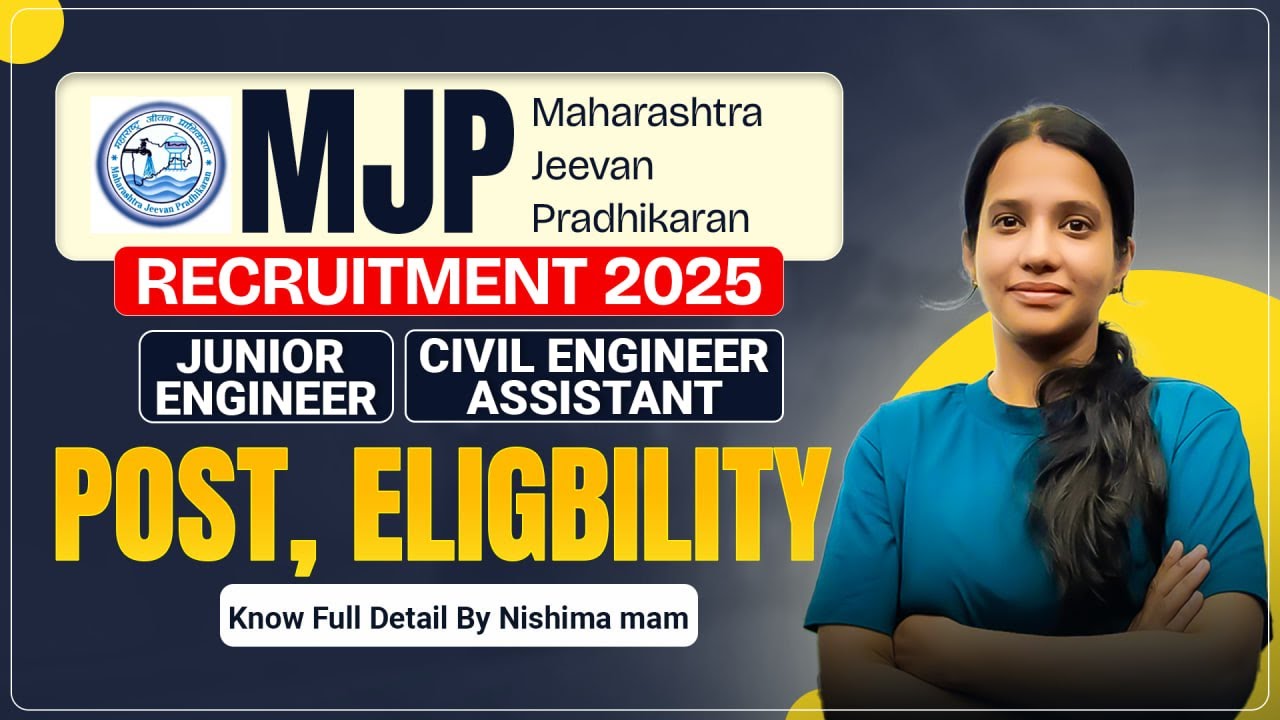 MJP Recruitment 2025 | Maharashtra Jeevan Pradhikaran JE & Civil ...