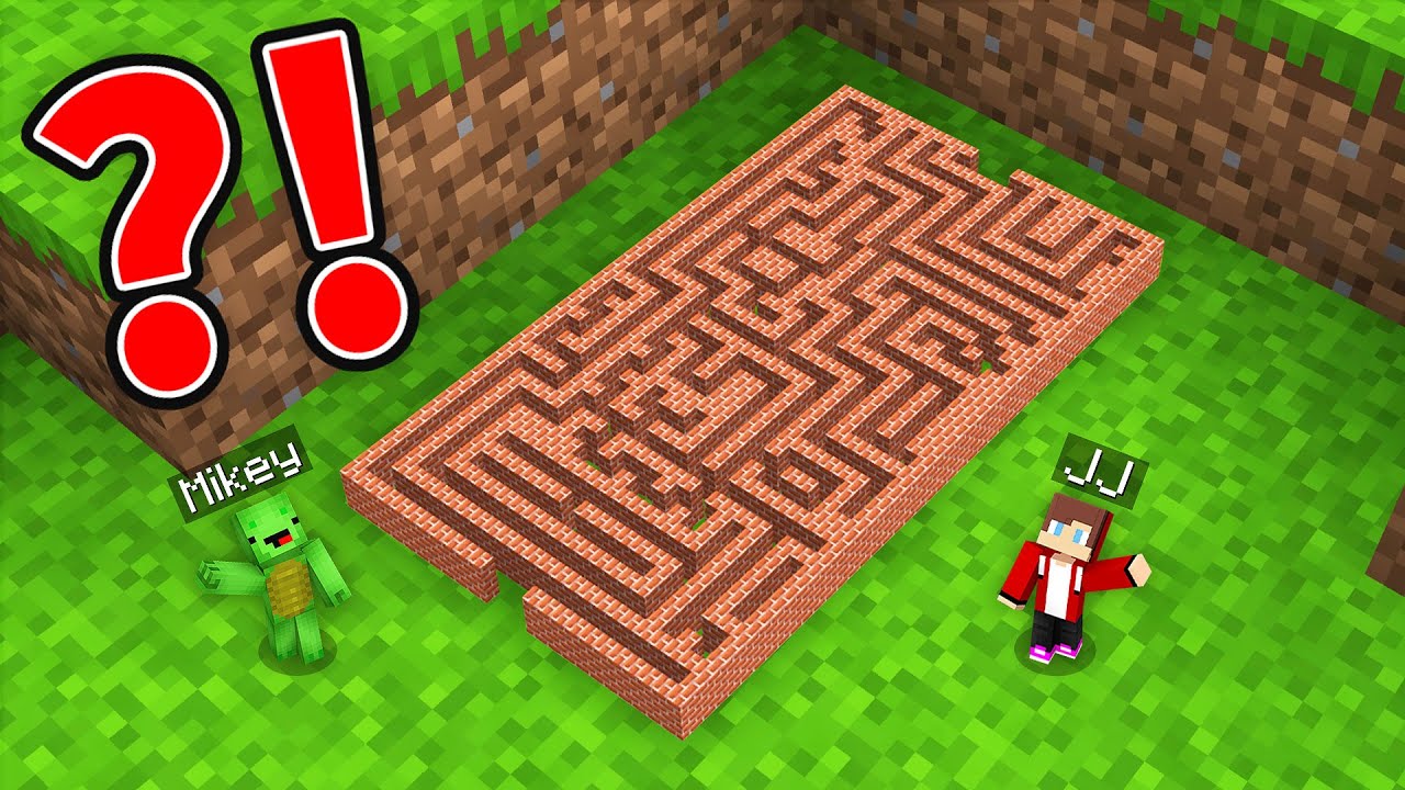 Mikey and JJ Found The TINIEST SECRET MAZE in Minecraft (Maizen) - YouTube