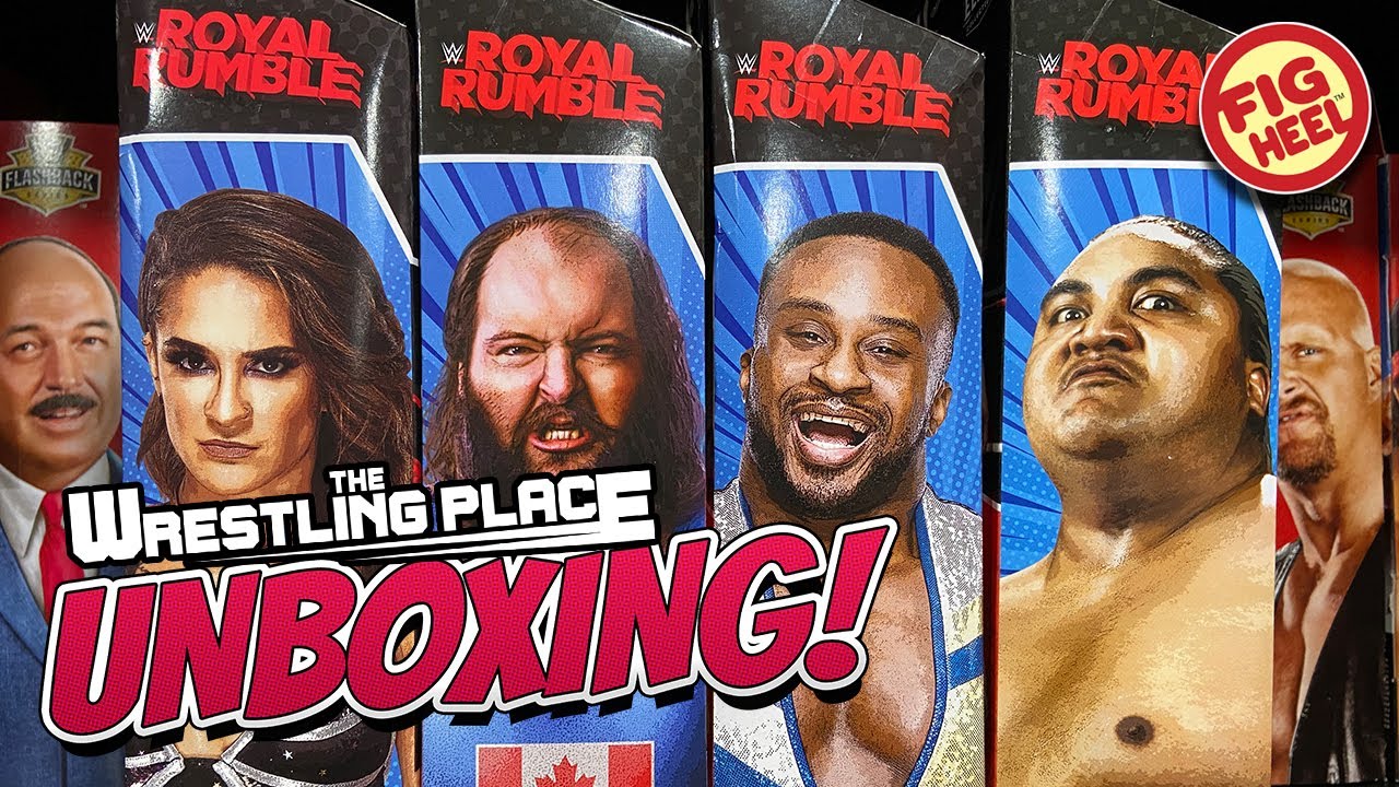 Unboxing WWE Elite Royal Rumble Set - Big E, Yokozuna, Earthquake ...