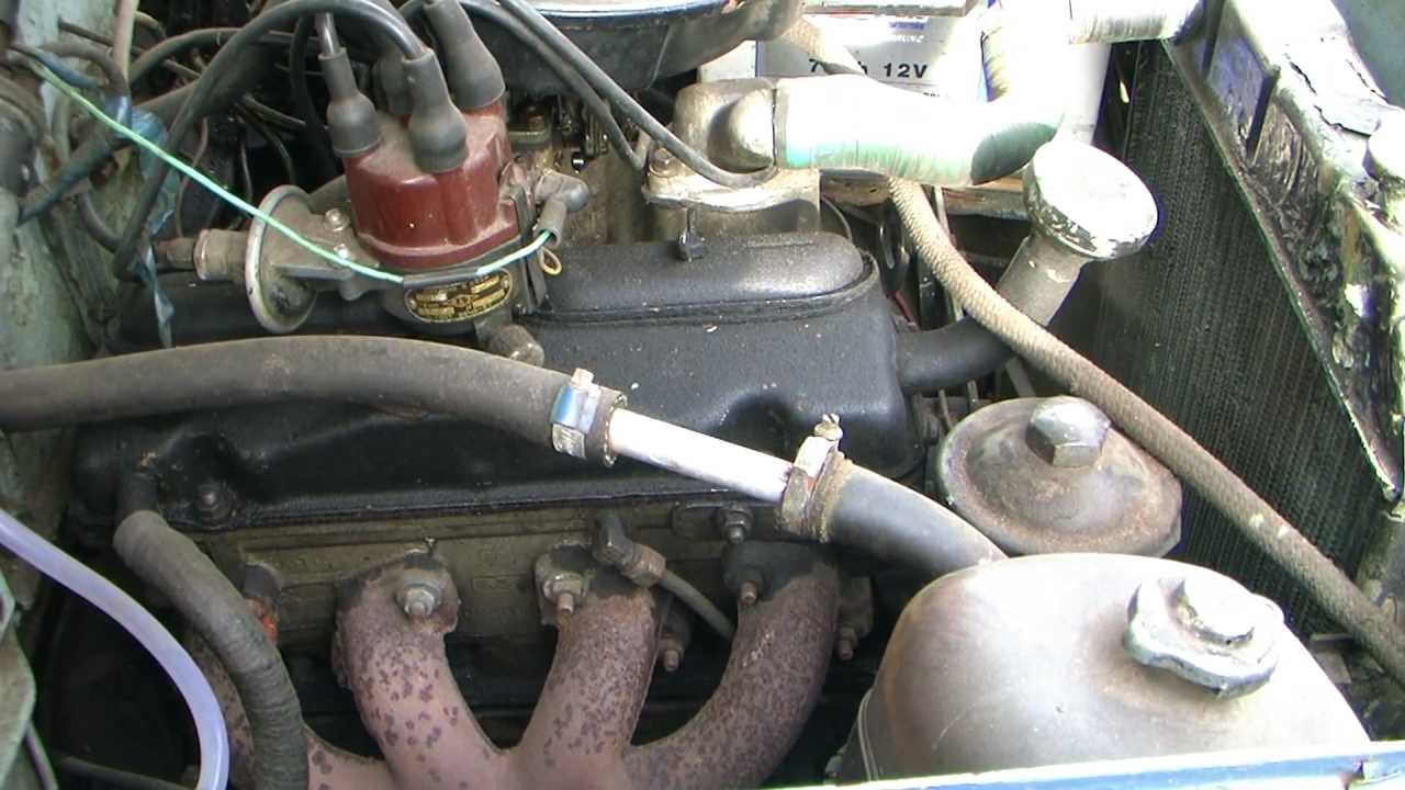 MOskvitch 408 engine 55hp - YouTube