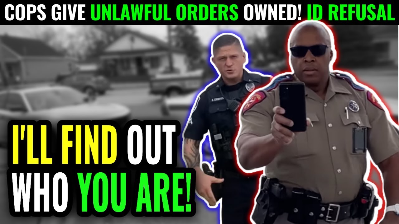 ID Refusal & Angry Cop Makes Threats! Cops Get OWNED! Intimidation ...