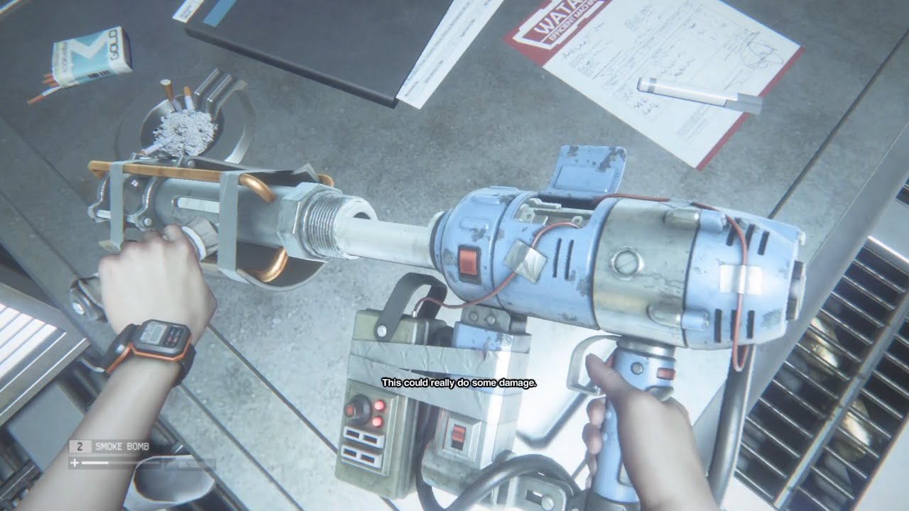 ALIEN: ISOLATION: RIPLEY GOT HERSELF A POWERFUL BOLTGUN! THAT IS THE ...