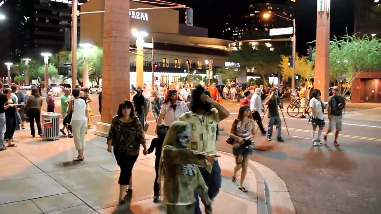 Phoenix Zombie Walk 2010 -post a comment if you were there! - YouTube