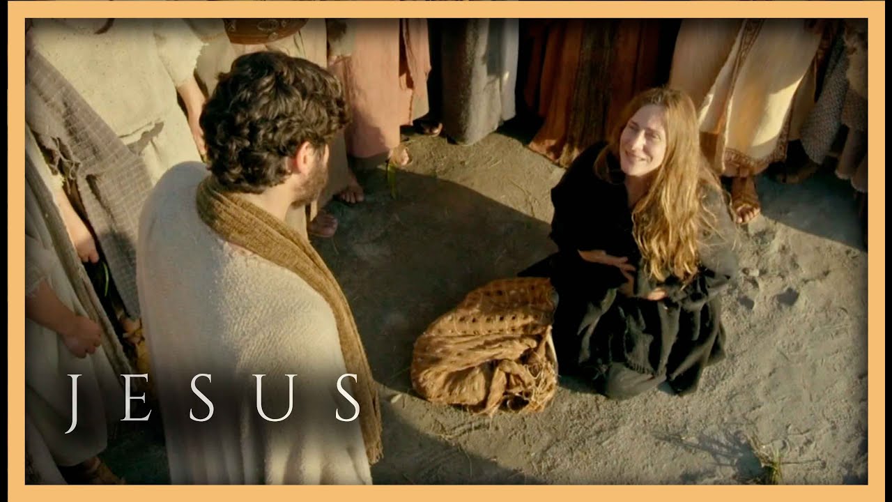Edissa é curada após tocar nas vestes de Jesus | NOVELA JESUS - YouTube
