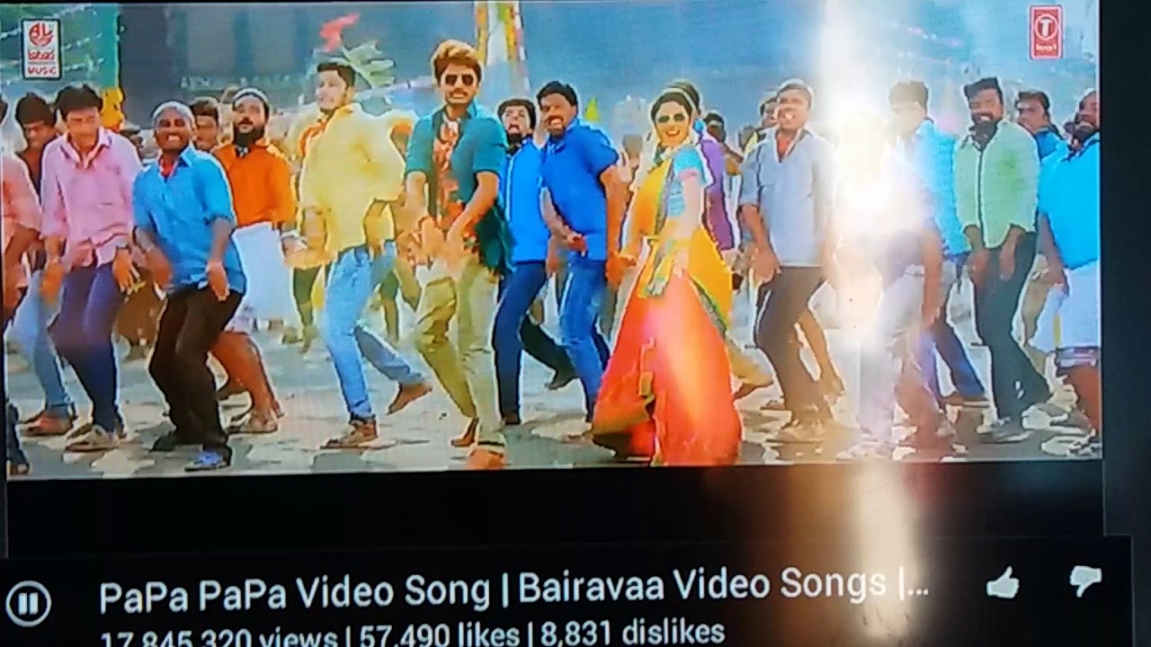 Papa papa vidéo song Bairavaa vijay song - YouTube
