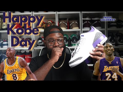 Kobe Day: Jordan 3 Dark Iris in-Hand Review