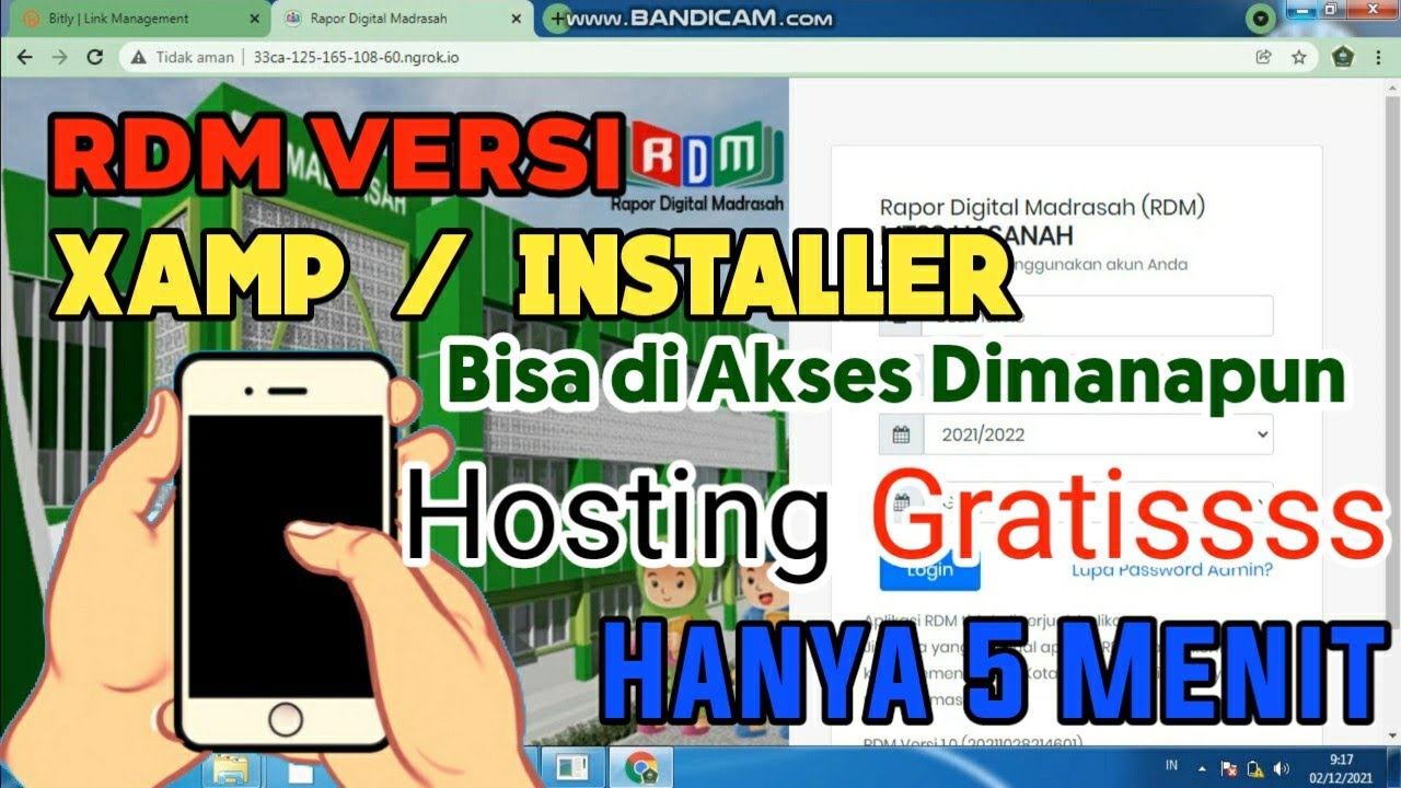 Cara Mudah Hosting RDM Versi XAMPP/Installer Bisa diakses dari rumah ...