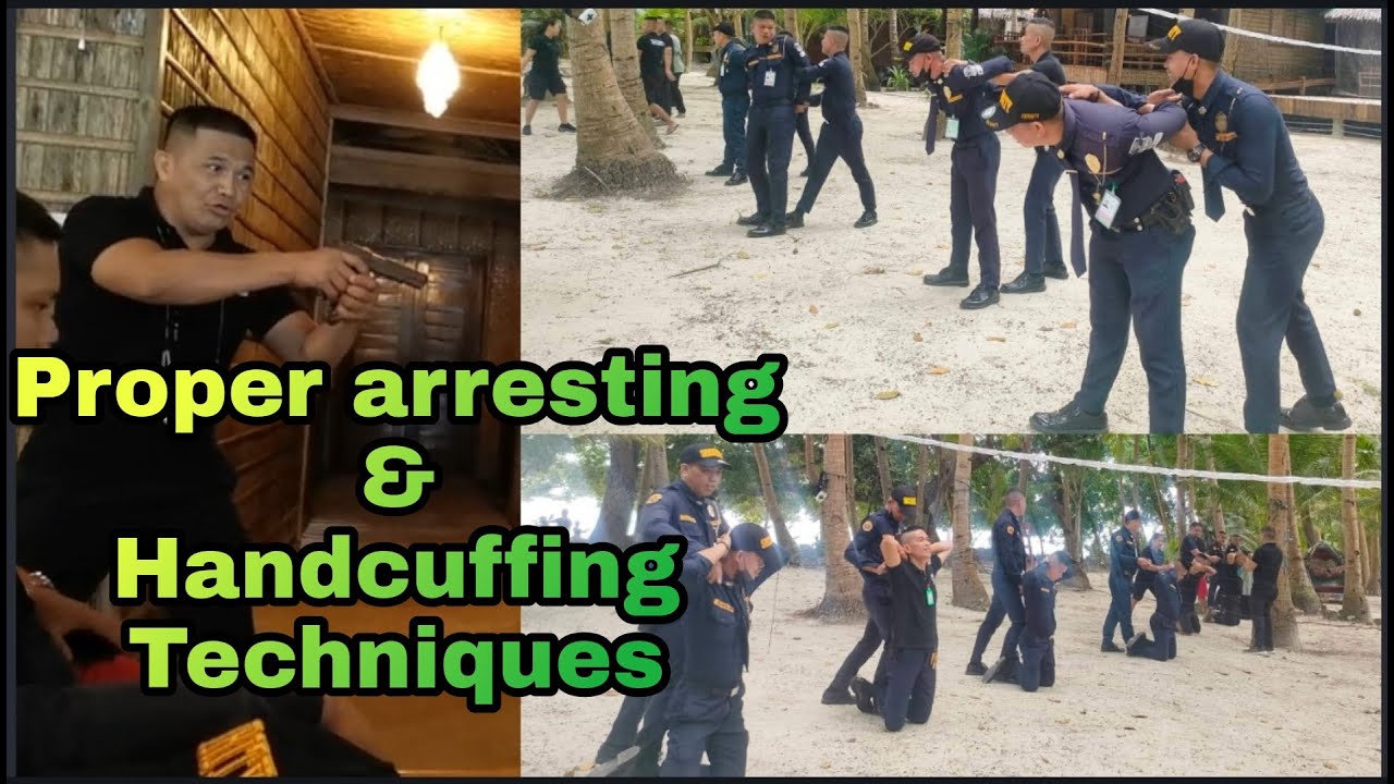 Proper arresting & Handcuffing techniques/Boracay - YouTube