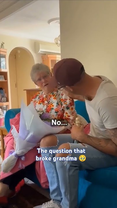 The question that broke grandma 🥹 #uk #love - YouTube