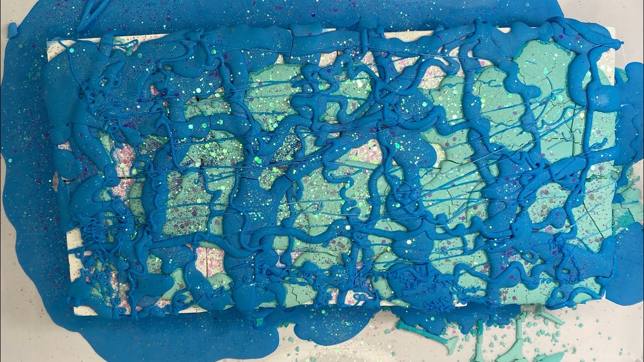 Cornstarch paste over plain Jane blocks. - YouTube