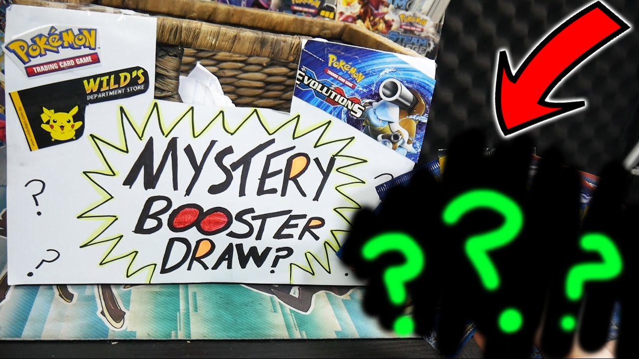 MYSTERY BOOSTER DRAW!! OPENING 6 RANDOM POKEMON BOOSTER PACKS!! - YouTube