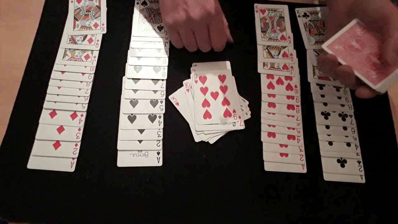 Great way to stack a deck. Card Mat Tutorials. - YouTube