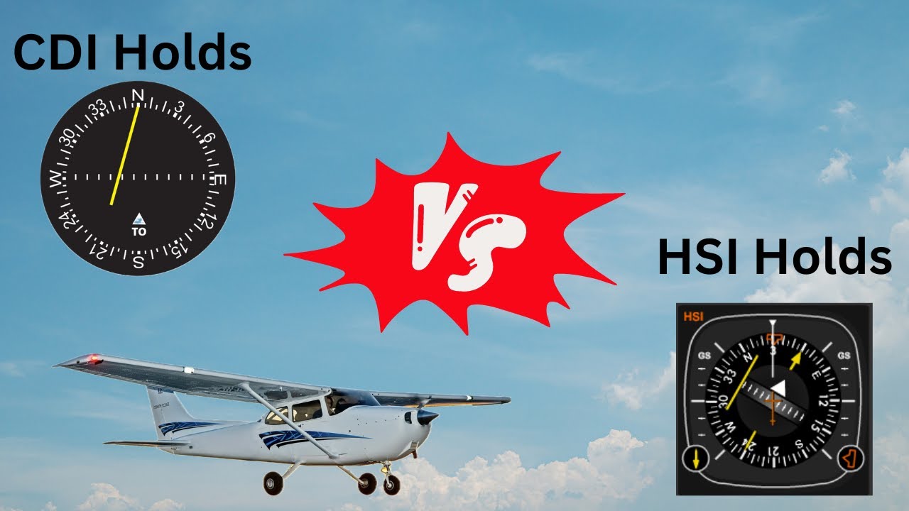 How To Fly A HOLD With A CDI Vs HSI - YouTube