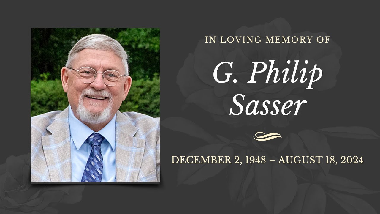 Funeral Service Celebrating George Philip Sasser - YouTube