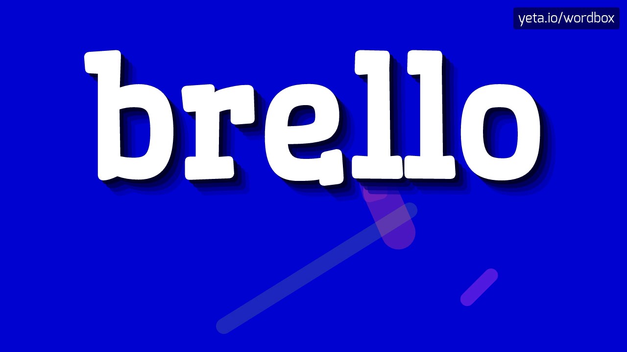 BRELLO - HOW TO PRONOUNCE IT!? - YouTube