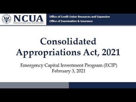 Emergency Capital Investment Program (ECIP) - YouTube