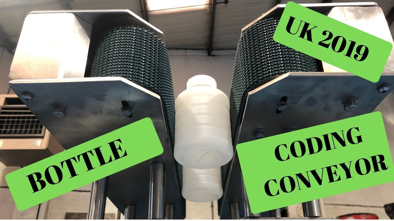 Bottle Coding Conveyor UK Manufacturer - YouTube