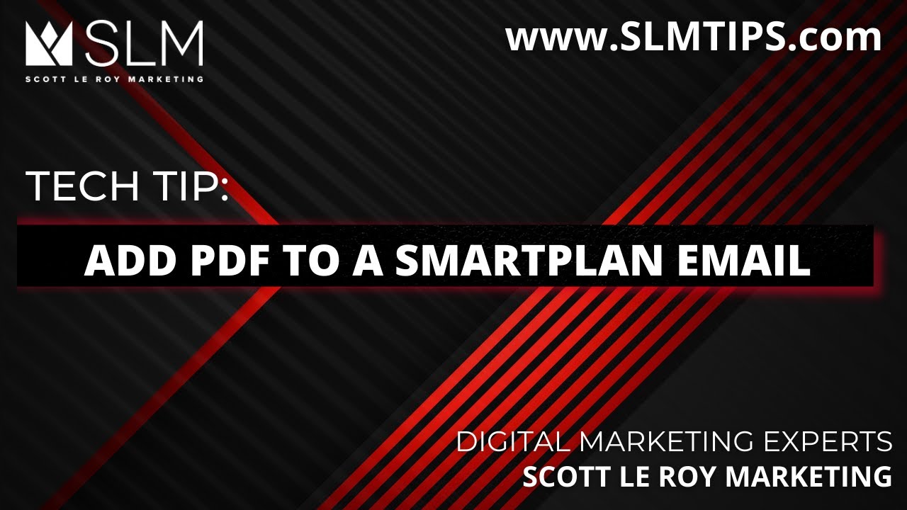 Tech Tip: Add PDF to a SmartPlan Email - YouTube