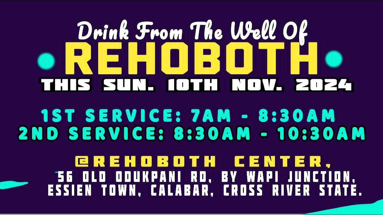 DRINK FROM THE WELL OF REHOBOTH - YouTube