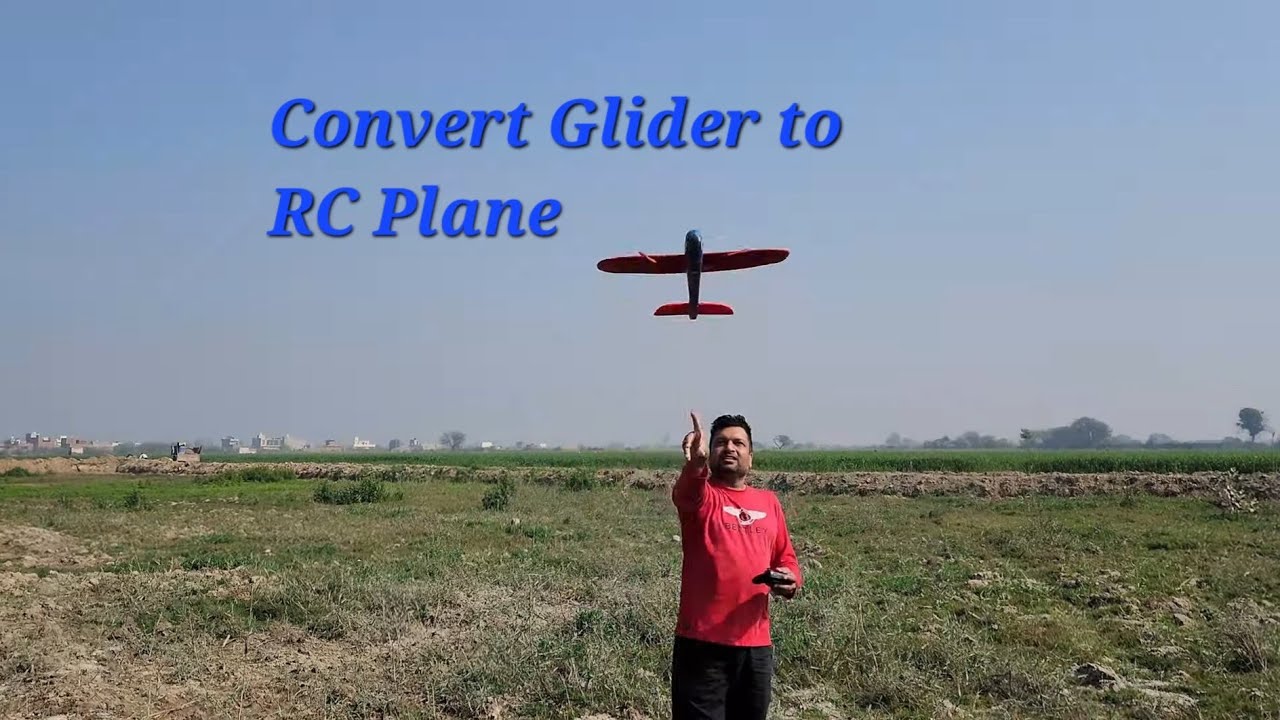 Convert Glider to RC Plane #rcaircraft #home #flying #aviation # ...