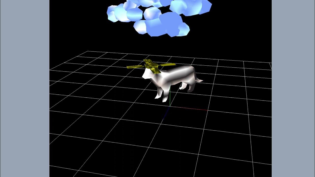 opengl, glfw_ hierarchical model rendering - YouTube