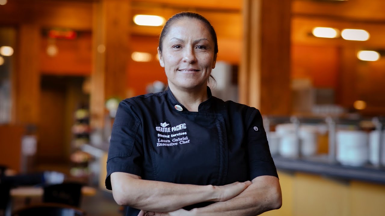 Meet Chef Laura Gabriel, new executive chef at SPU campus dining - YouTube