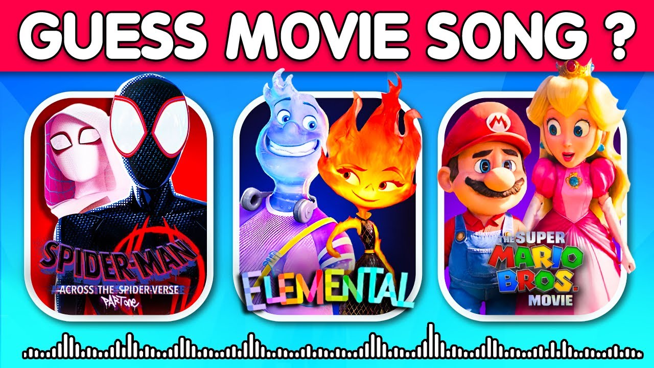 Guess The Movie by their Song | The little Mermaid, Spider-Man, Super ...