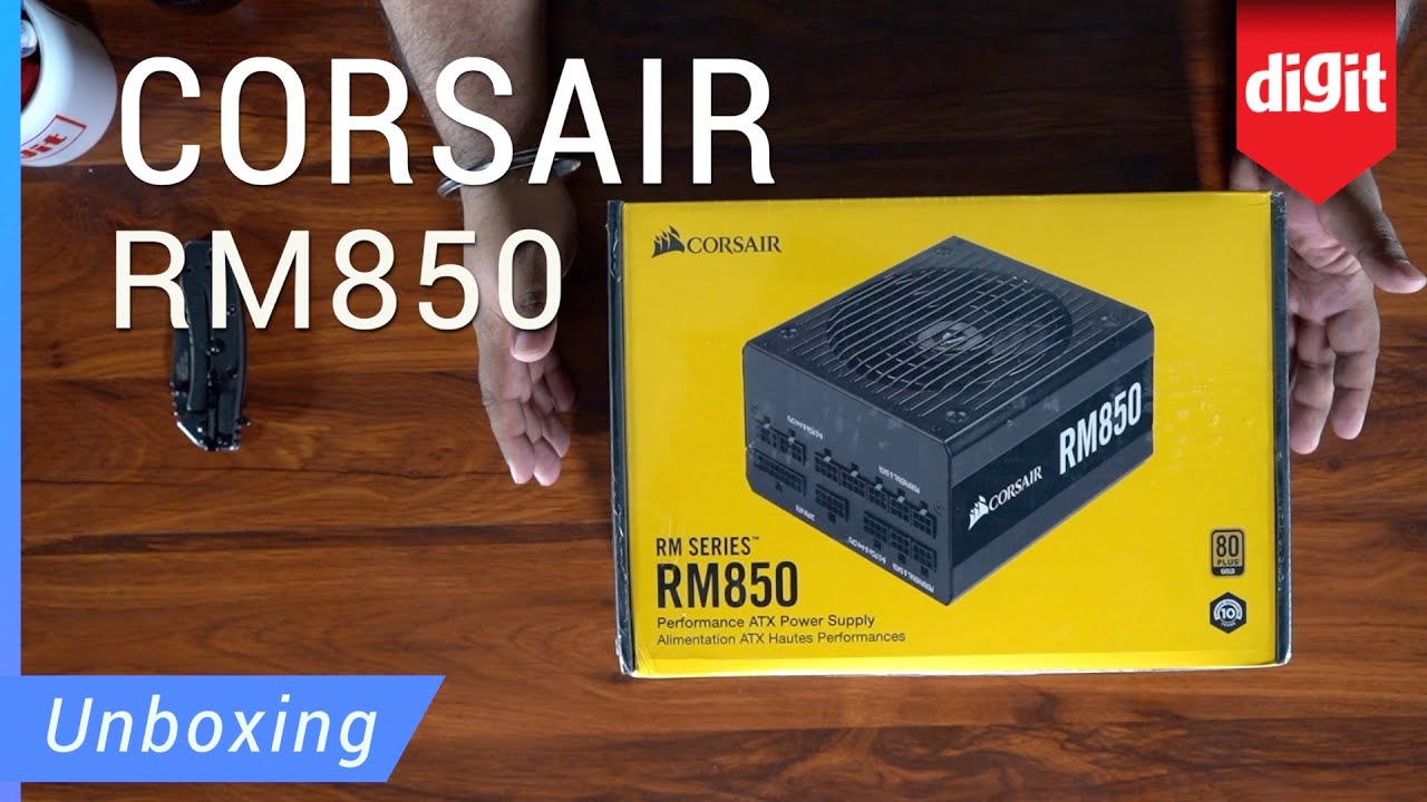 Corsair RM850 PSU Unboxing - This Modular PSU is Powering The Computer ...