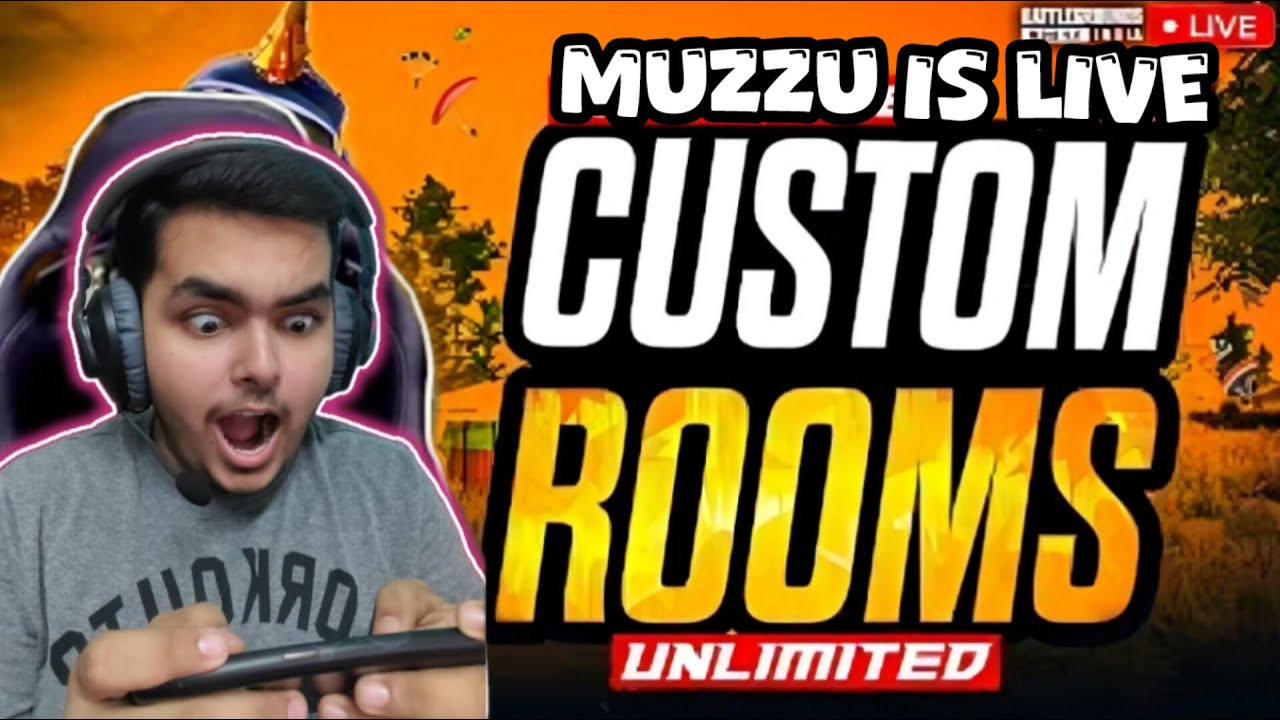 UNLIMITED CUSTOM ROOM | BGMI CUSTOM ROOM LIVE | FREE ENTRY | ROAD TO 5.3K SUBCRIBER | MUZZU IS ...