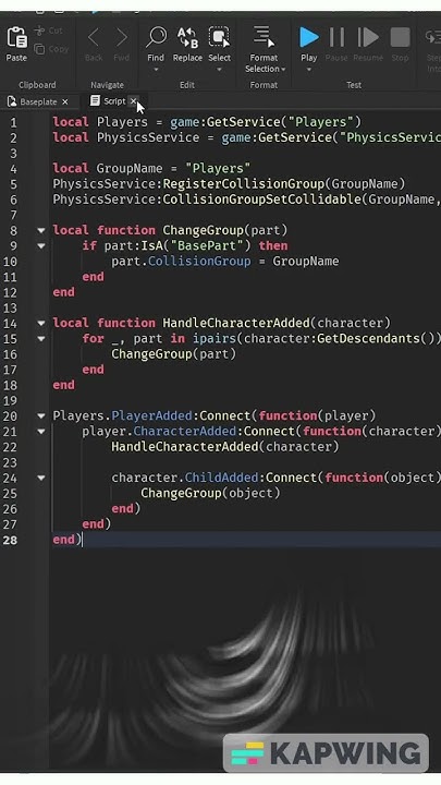 HOW TO DISABLE PLAYER COLLISIONS #roblox #games #tutorial - YouTube