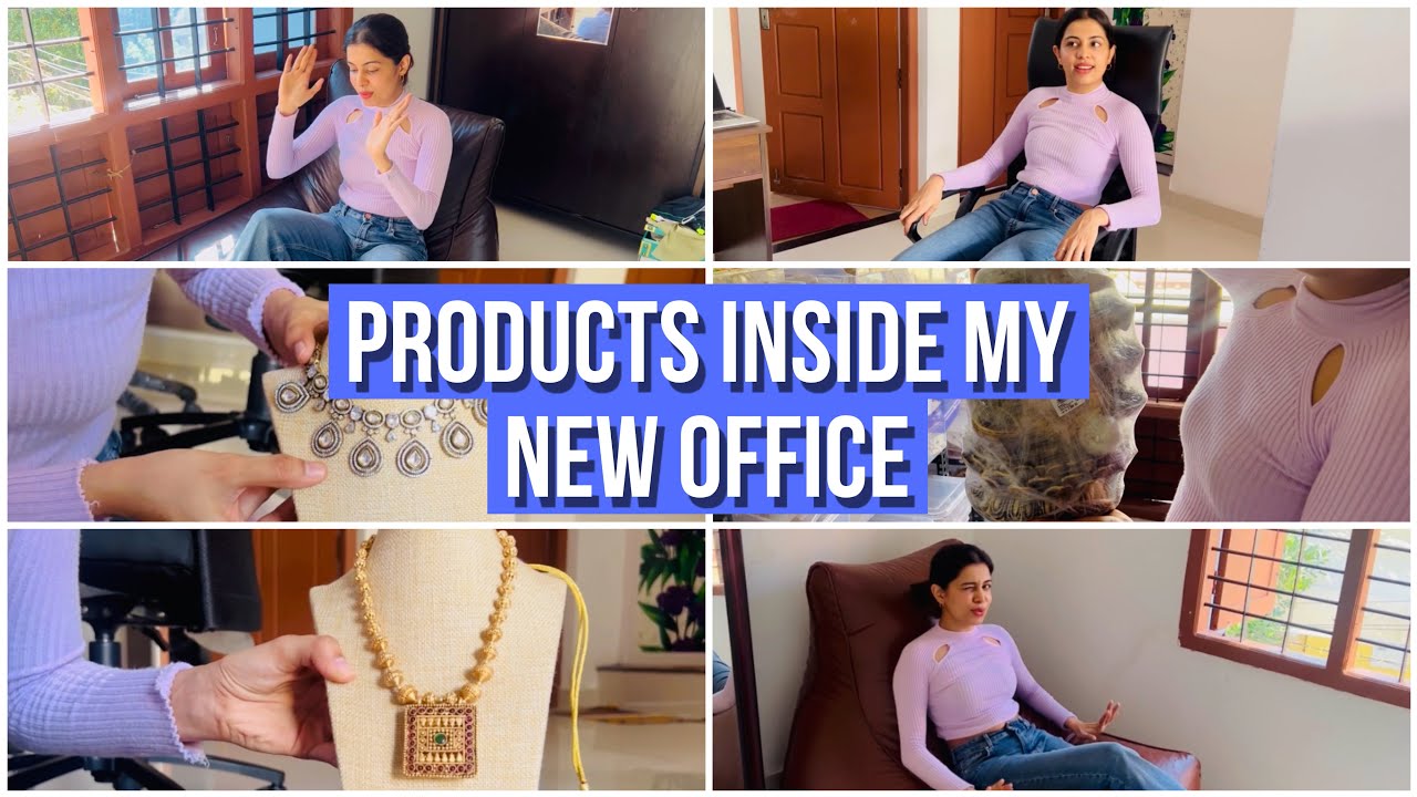 Products inside my new Office | Diya Krishna | Ozy Talkies - YouTube