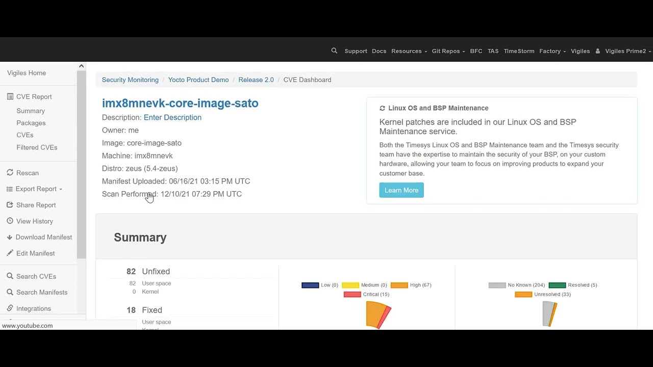 Vigiles User Guide: Exporting an SBOM in SPDX format - YouTube