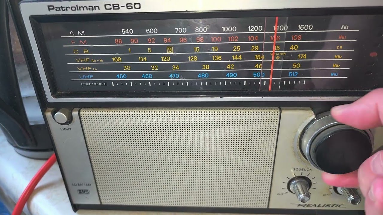 Realistic Patrolman CB 60 my second multiband that I had a lot of fun ...