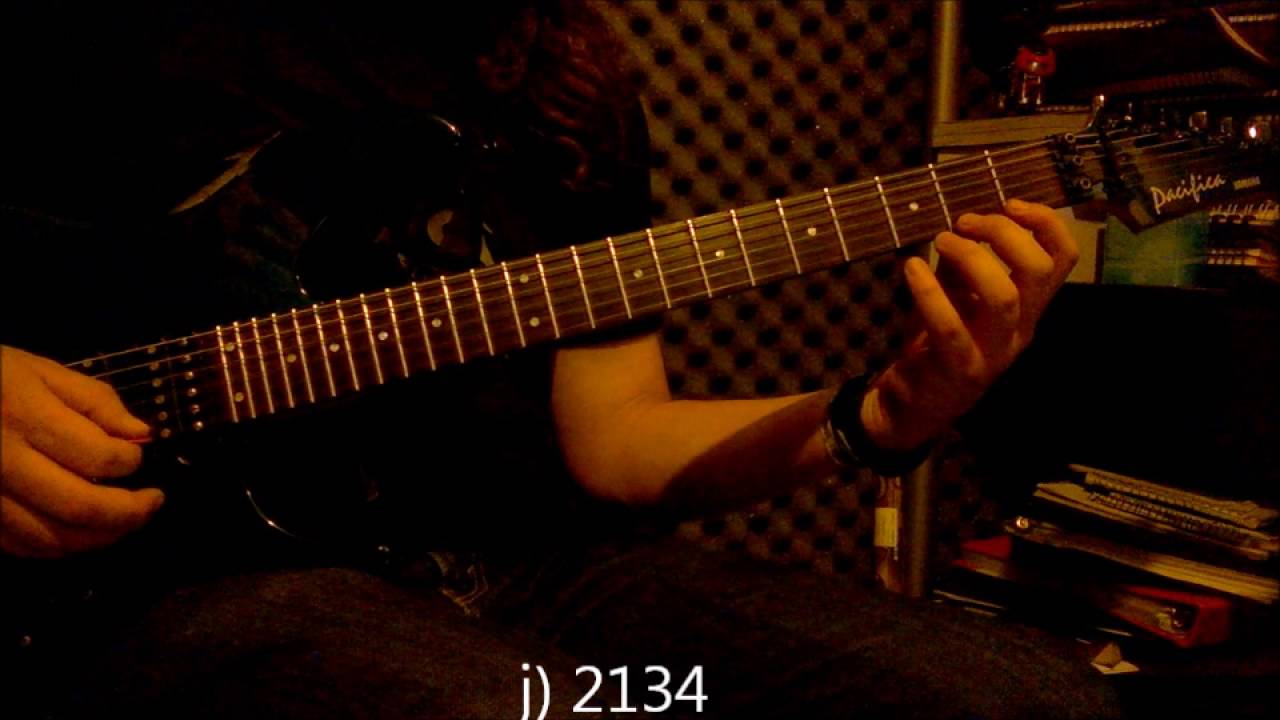 Warm Up - Mechanics Chart - The 24 Guitar Cuadratic Permutations 120bpm ...