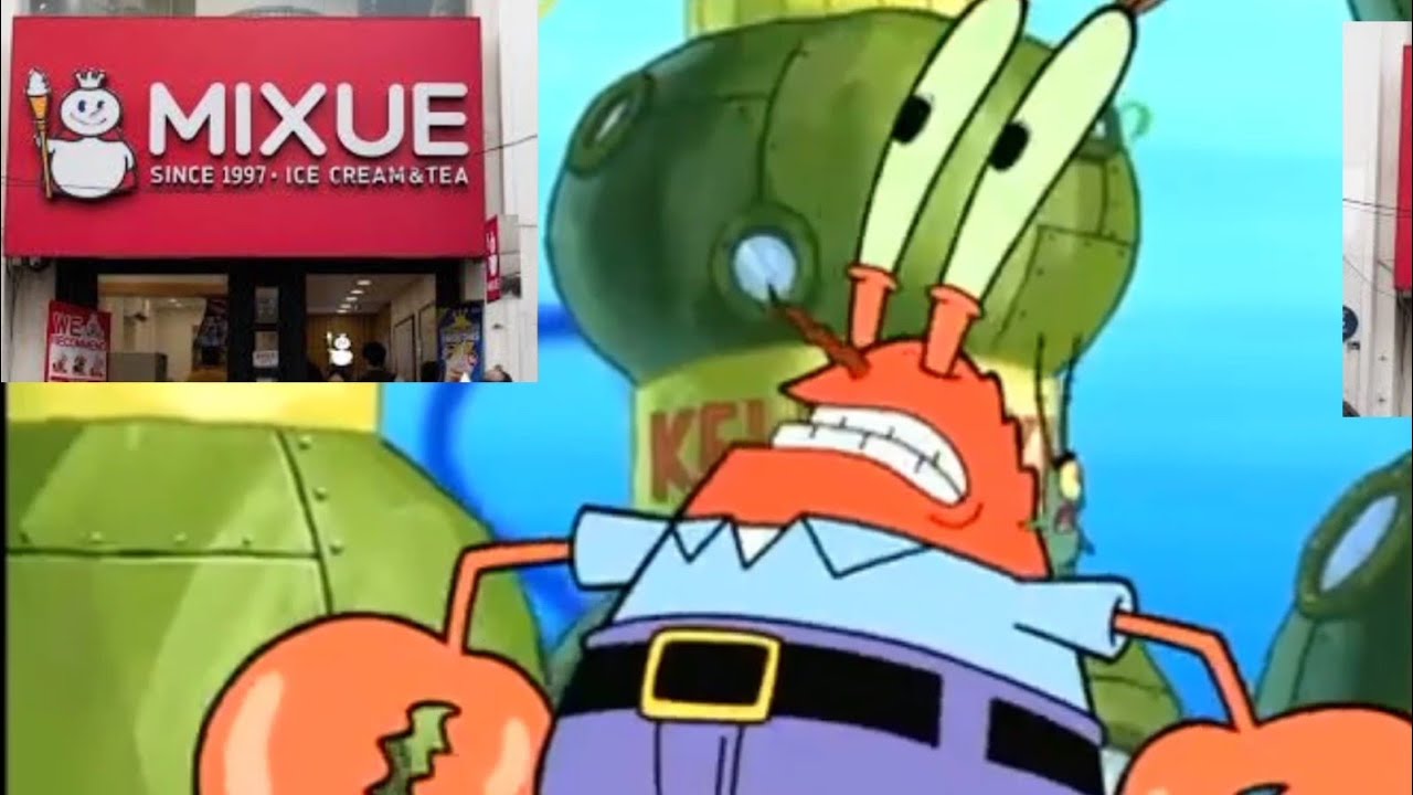 Es Krim Mixue ⛄Mulai invasi | Spongebob meme | mixue meme - YouTube