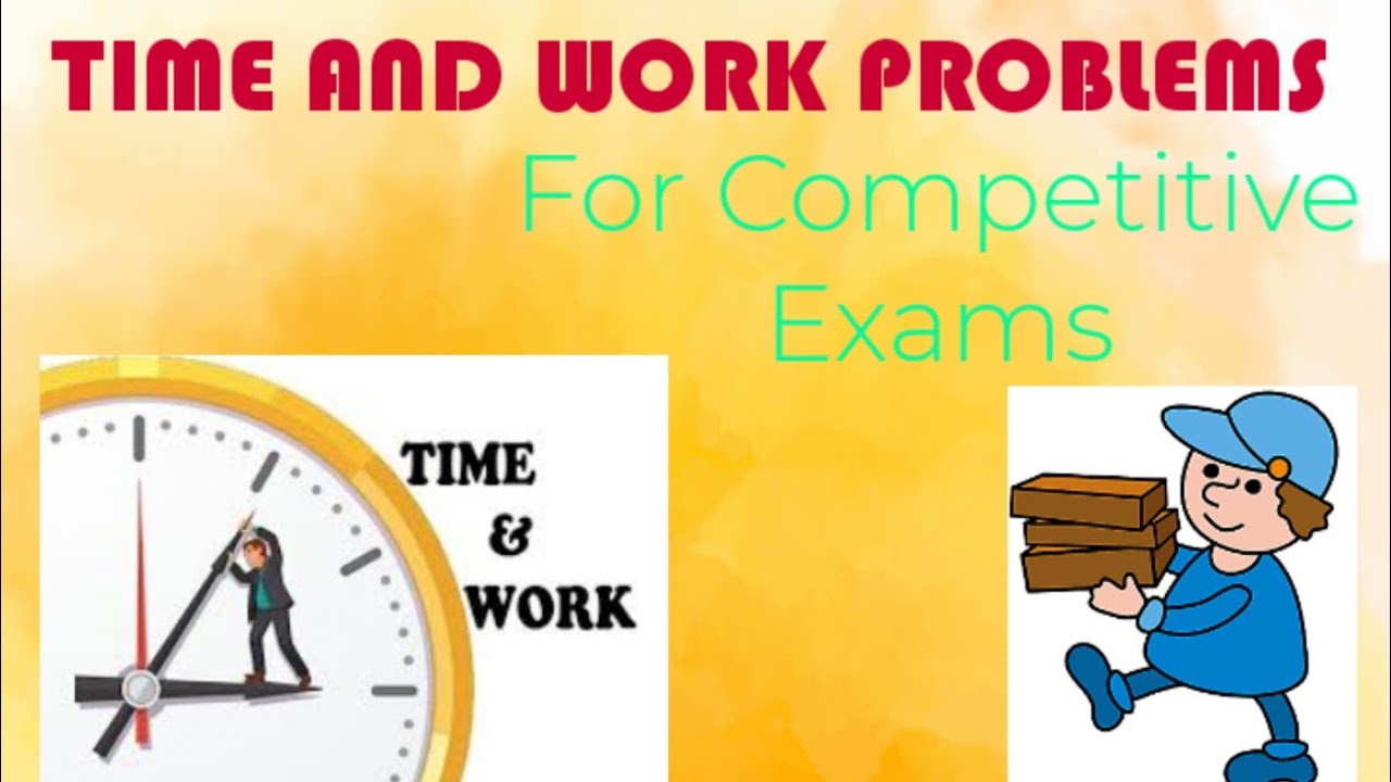 Time and work Problems # Part 1 # For Competitive exams - YouTube