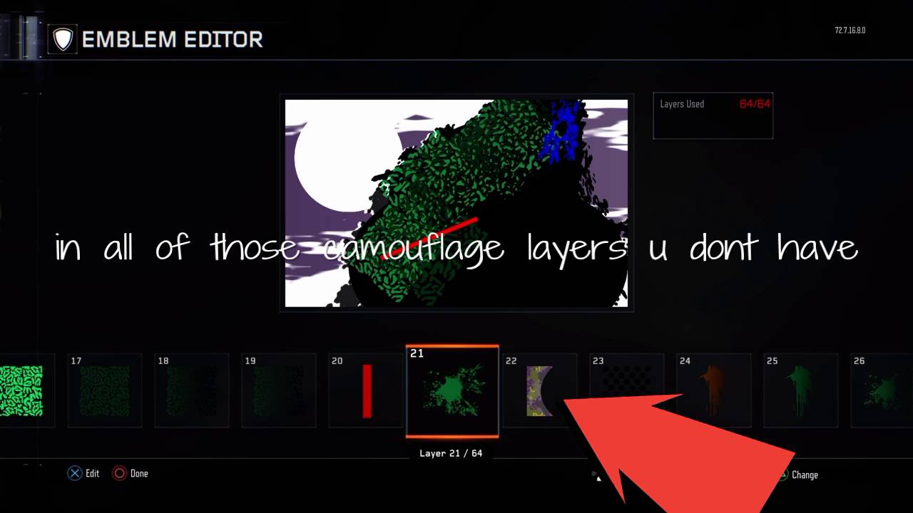 Bo3 Ghillie suit sniper emblem tutorial - YouTube