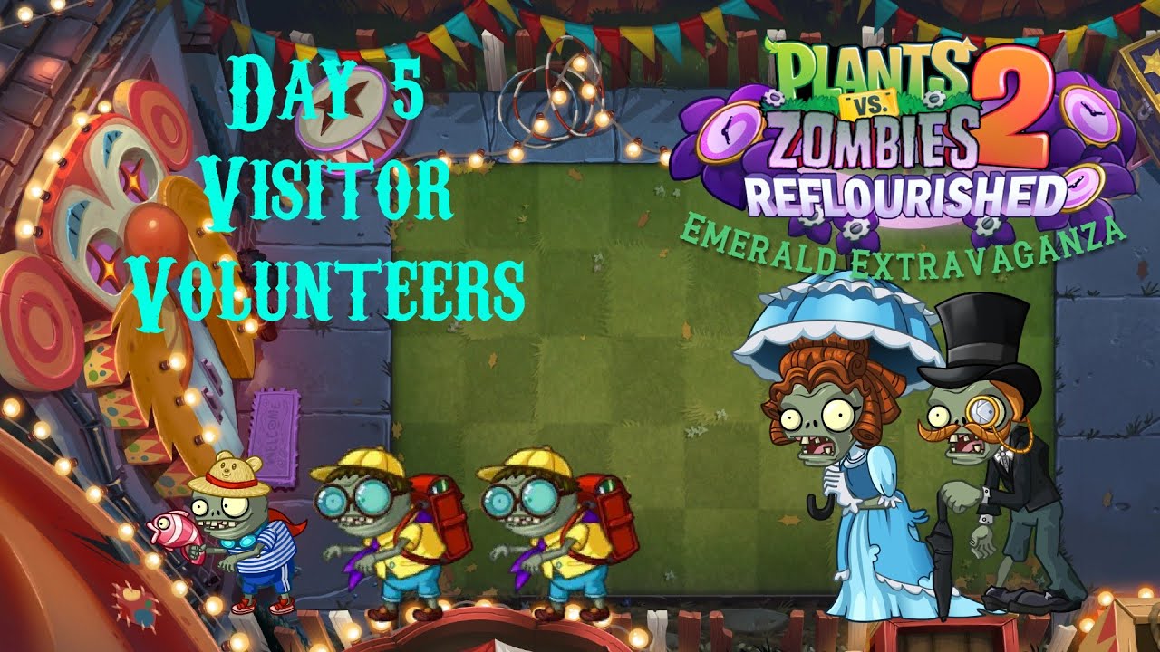 PvZ2 Reflourished Custom Level Pack: Emerald Extravaganza - Day 5 - YouTube