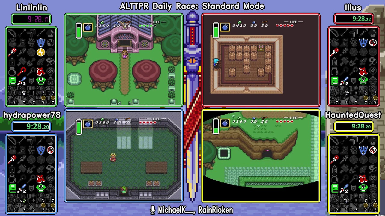 Standard Mode 112218. ALTTP Randomizer Daily Race - YouTube