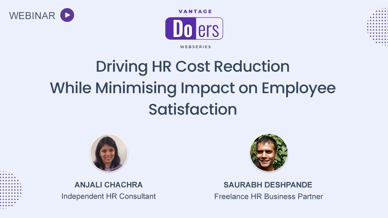 Cost HR Reduction while Minimising Impact on employee satisfaction ...