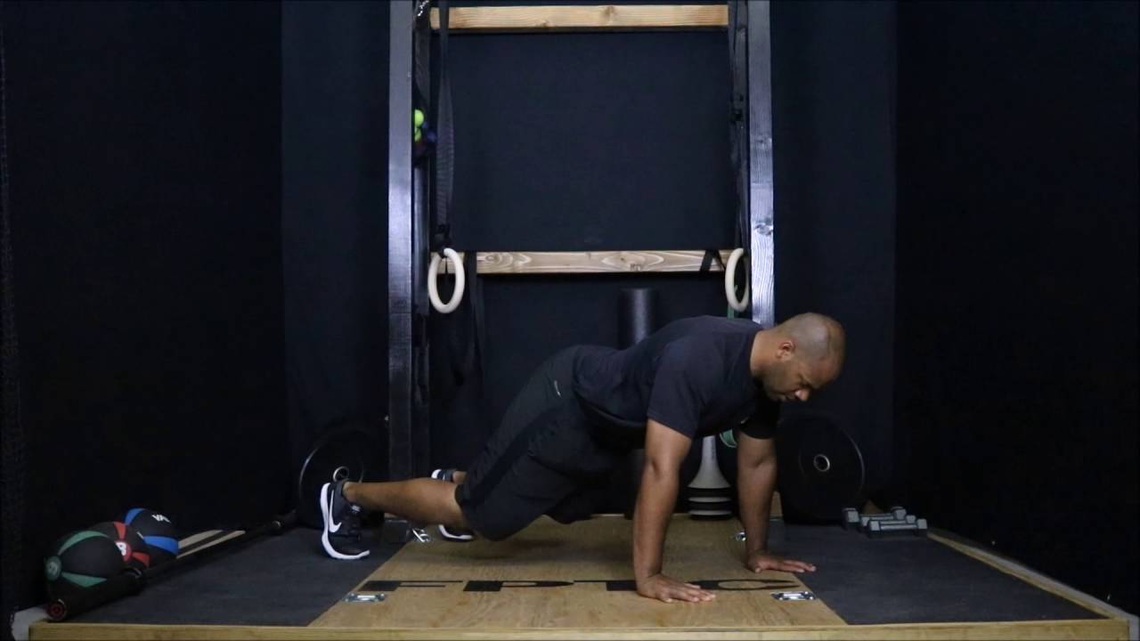 Bear Plank Push Up - YouTube