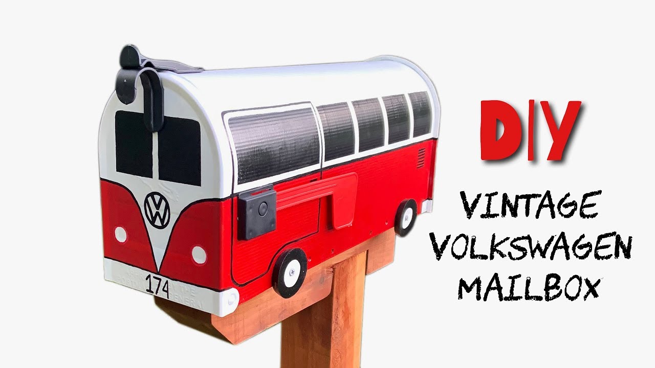 Diy Vintage Volkswagen Mailbox / TheAntonioWay - YouTube