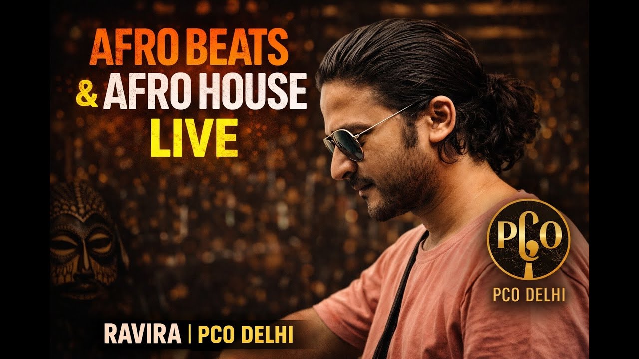 Afro House & Afro Beats Live Set 🎧 | Ravira at PCO Delhi | 1 Hour ...