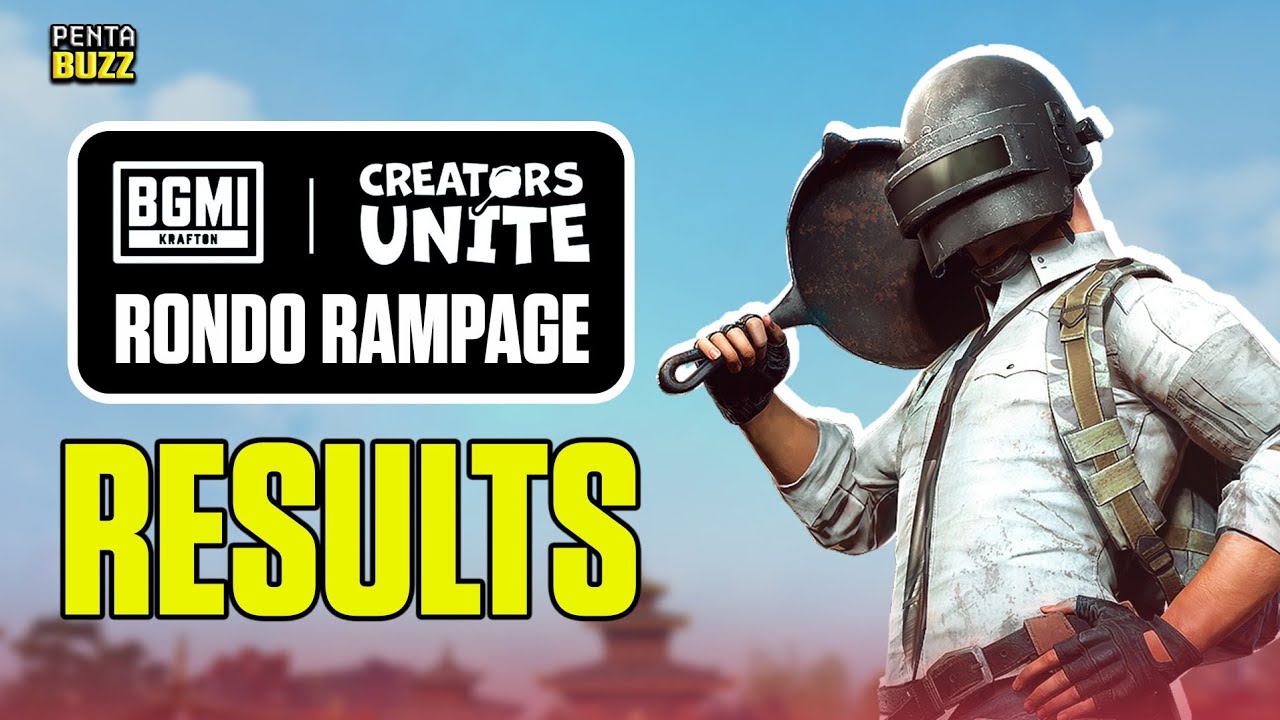 BGMI Creators Unite Rondo Rampage Results - YouTube