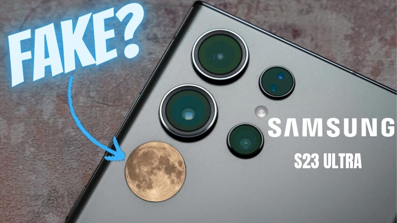 Samsung S23 ultra fake moon, is it real, or is it the photo? I tested ...