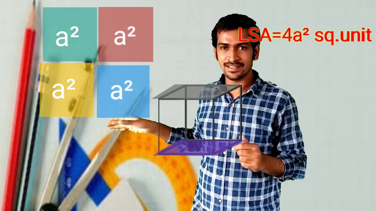 LSA, TSA AND VOLUME OF A CUBE - YouTube