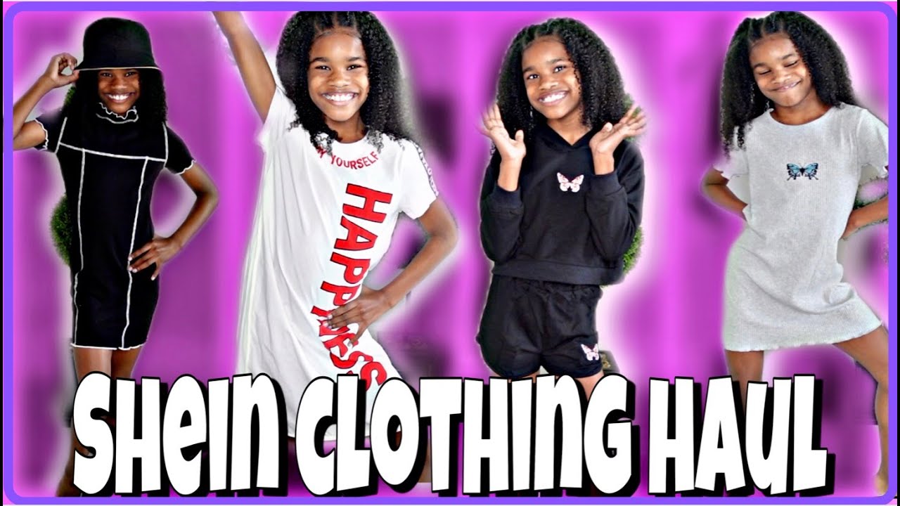 SHEIN TRY ON HAUL KIDS EDITION PT.2 - YouTube